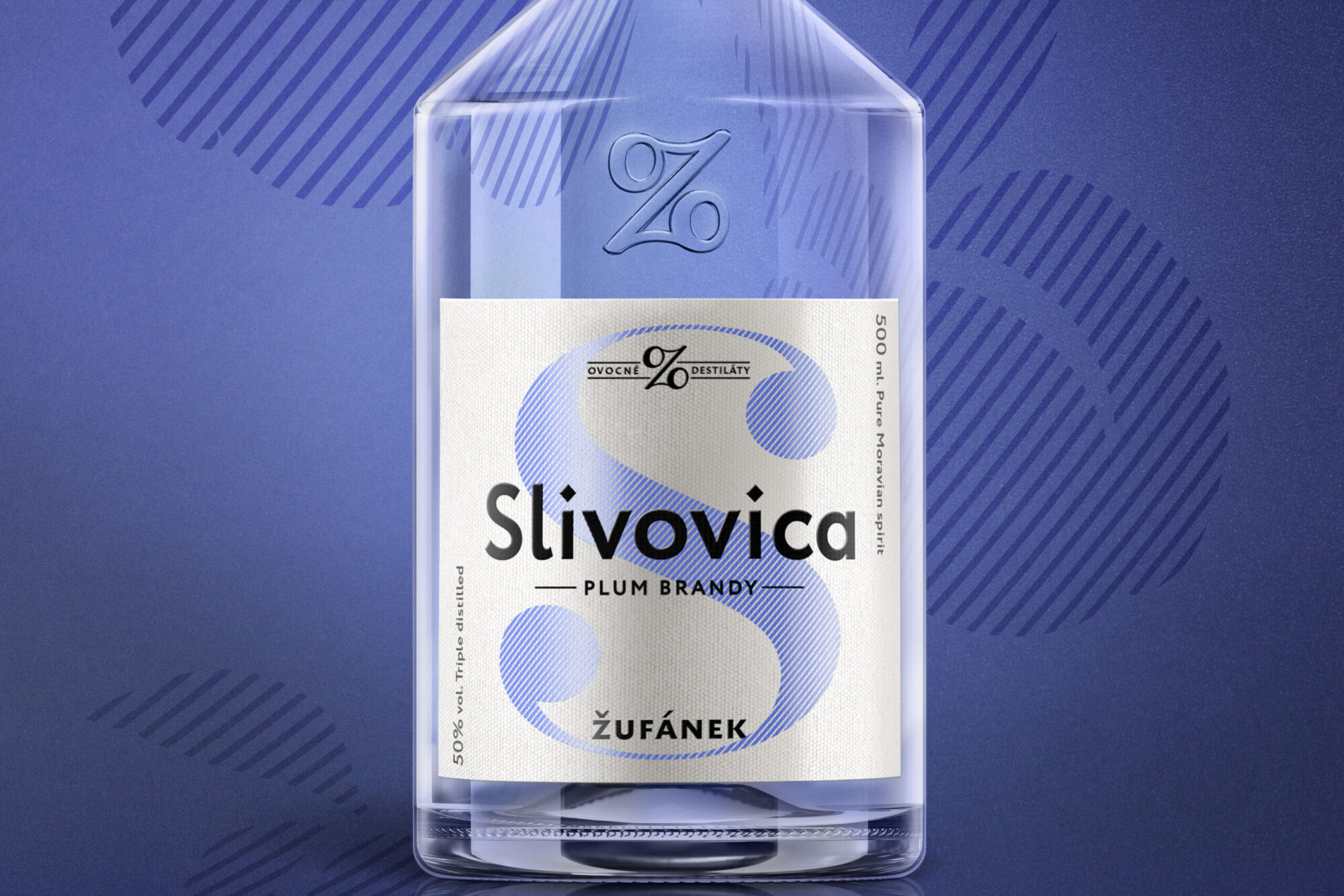 Slivovitz - Plum brandy - Zufanek, a fine fruit spirit distilled from plums