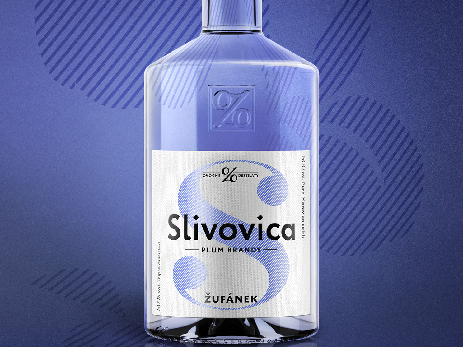 Slivovice Žufánek, pravý moravský ovocný destilát ze švestek