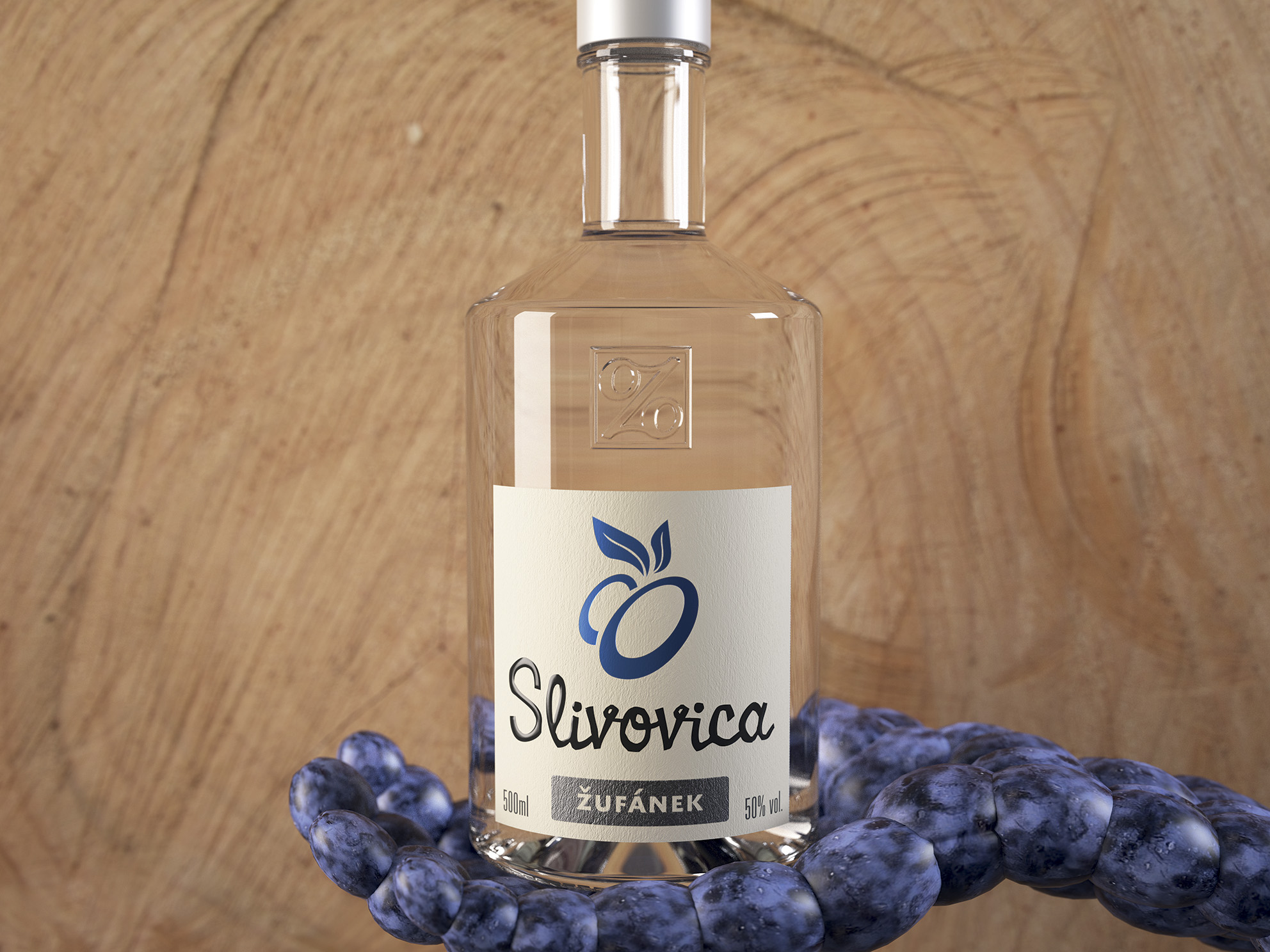 Slivovice Žufánek, pravý moravský ovocný destilát ze švestek