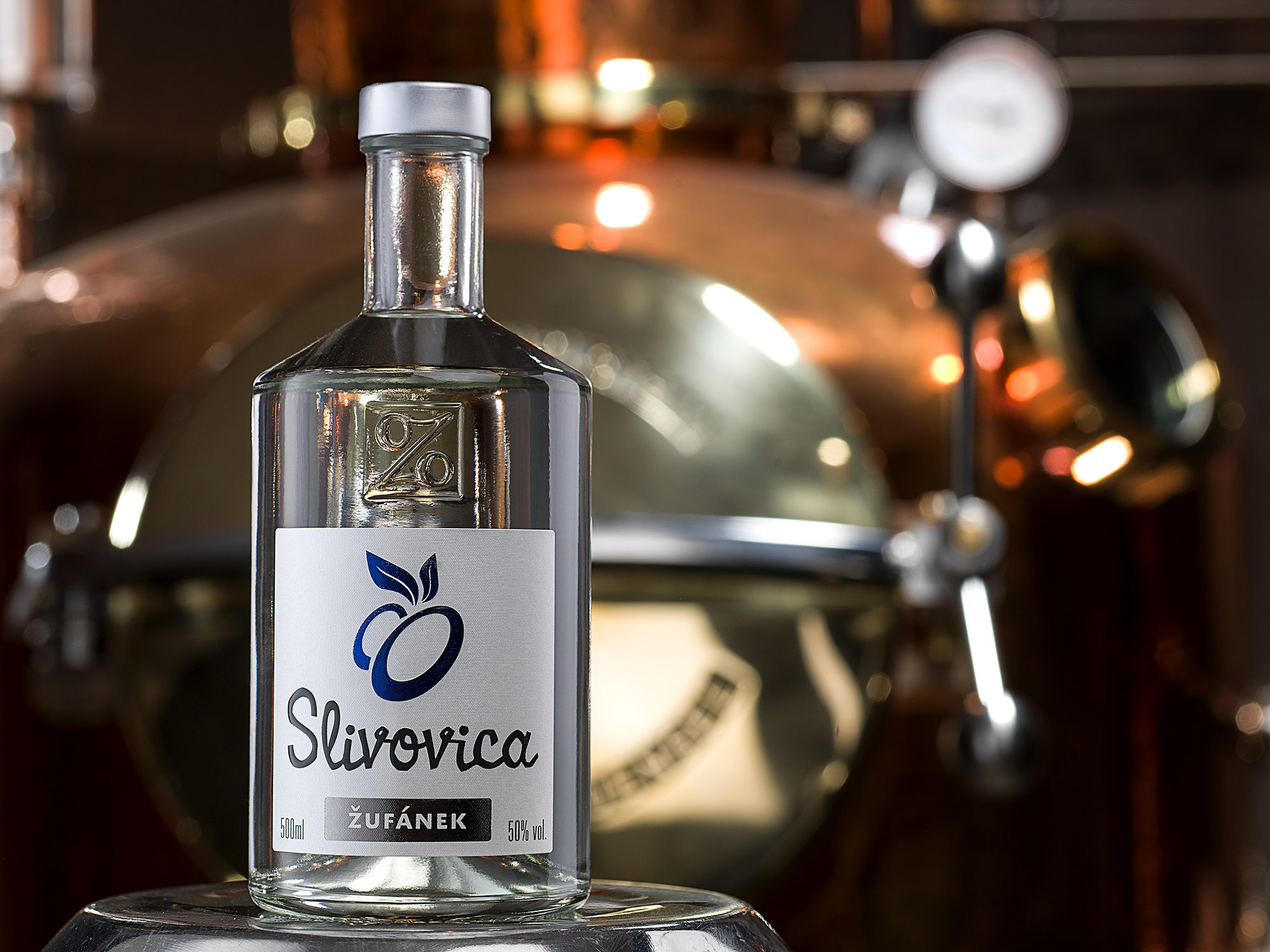 Slivovice Žufánek, pravý moravský ovocný destilát ze švestek