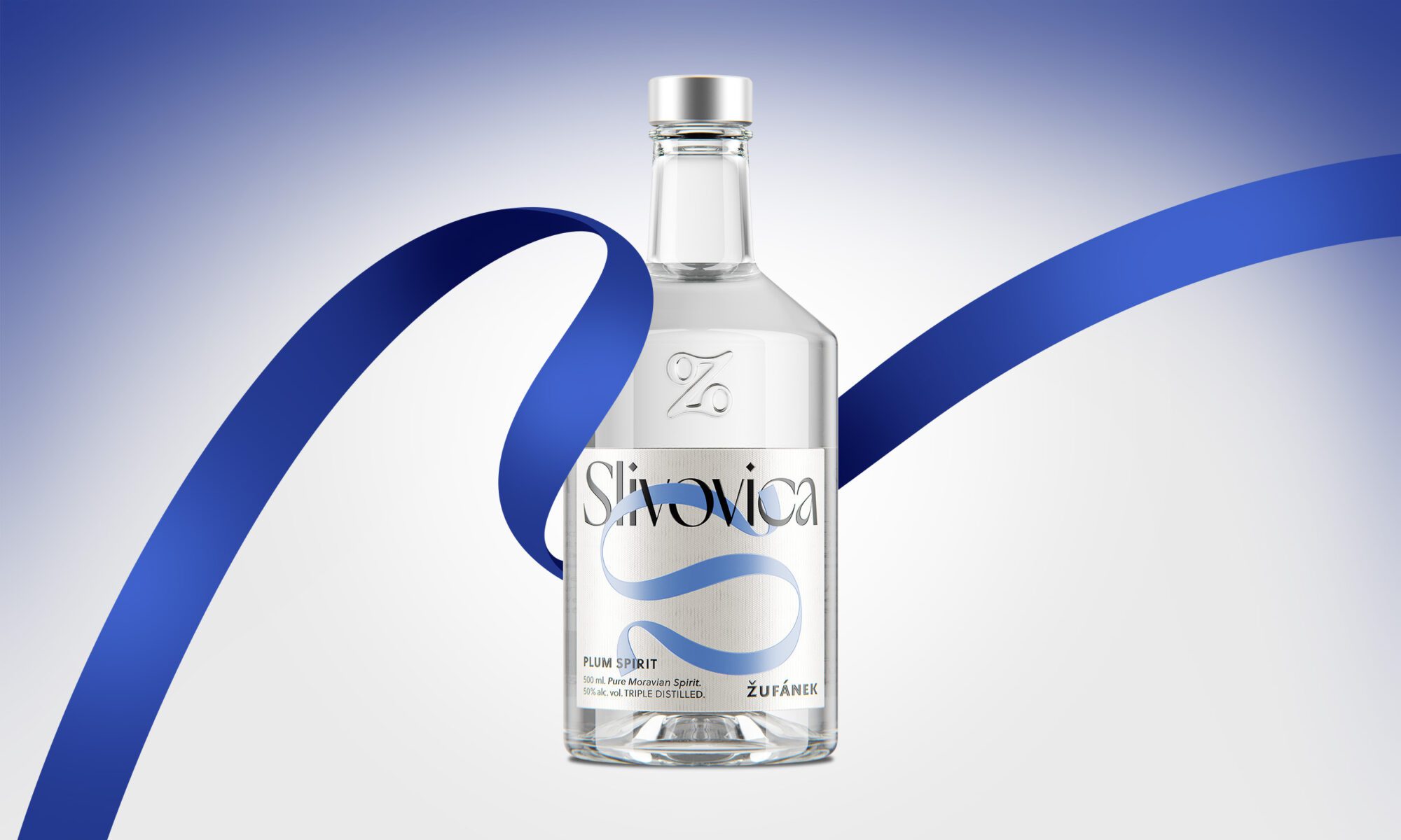 Slivovitz - Plum brandy - Zufanek, a fine fruit spirit distilled from plums